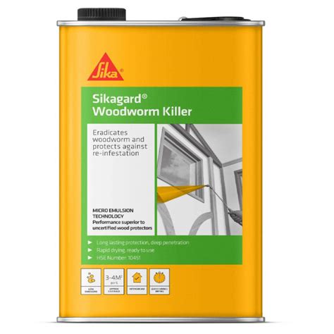 Sika Gard Woodworm Killer 408177 5ltr Power Tools Direct