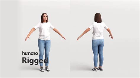 Rigged Woman Model 045 3658 3d Model Rigged Cgtrader