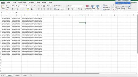 How To Find And Replace On Multiple Worksheets In Excel Youtube