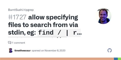 Allow Specifying Files To Search From Via Stdin Eg `find Rg