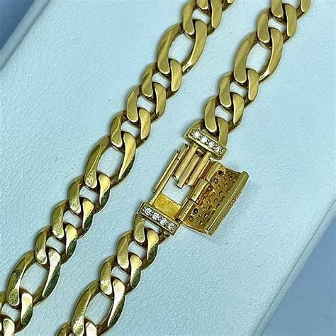 Cadena Tejido Figaro Tikvá Joyería 18k