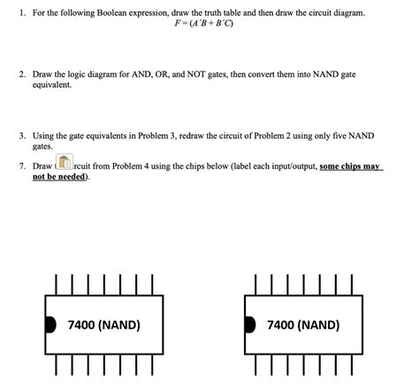 For The Following Boolean Expression Draw The Chegg