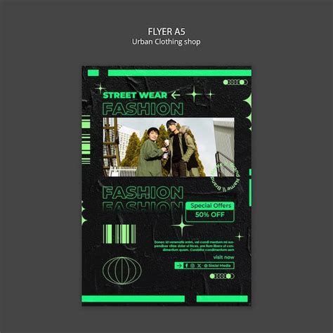Premium Psd Urban Fashion Template Design