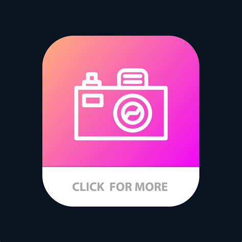 Camera Image Design Mobile App Button Android And Ios Line Version 18029902 Vector Art At Vecteezy