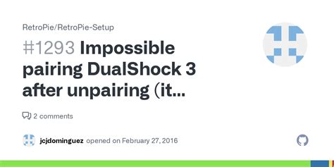 impossible pairing dualshock 3 after unpairing it worked on retropie 3 3 · issue 1293