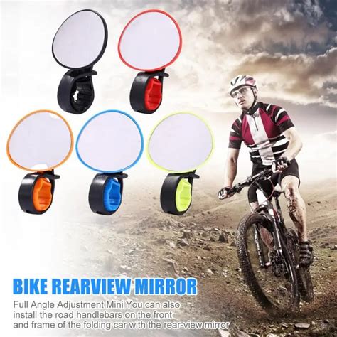 Поворотное на 360 градусов регулируемое Велосипедное руль безопасное зеркало заднего вида из