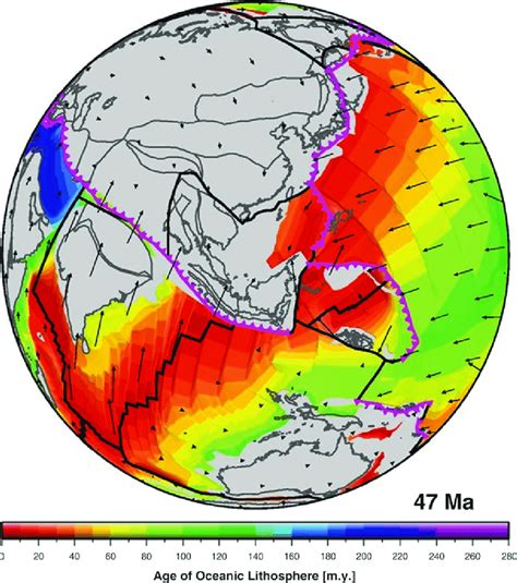 7 The Late Mesozoic And Early Cenozoic Plate Tectonic Development Download Scientific Diagram