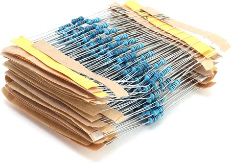 Metal Film Resistor High Accuracy Ω MΩ Electronic Resistors Low Noise Pcs for DIY Project