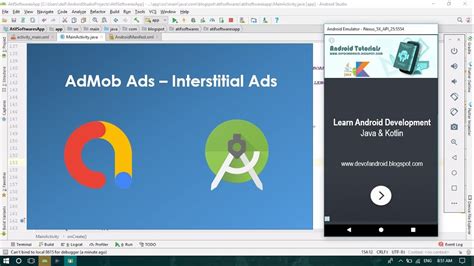 Admob Ads Interstitial Ads Youtube