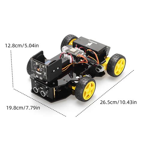 Esp32 Camera Ackermann Chassis Robot Kits For Arduino Tscinbuny