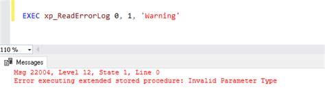 使用xp readerrorlog命令读取sql server错误日志 csdn博客