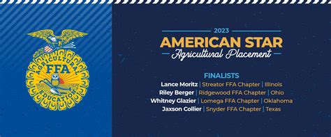 National Ffa Organization Meet The Finalists 2023 American Star In