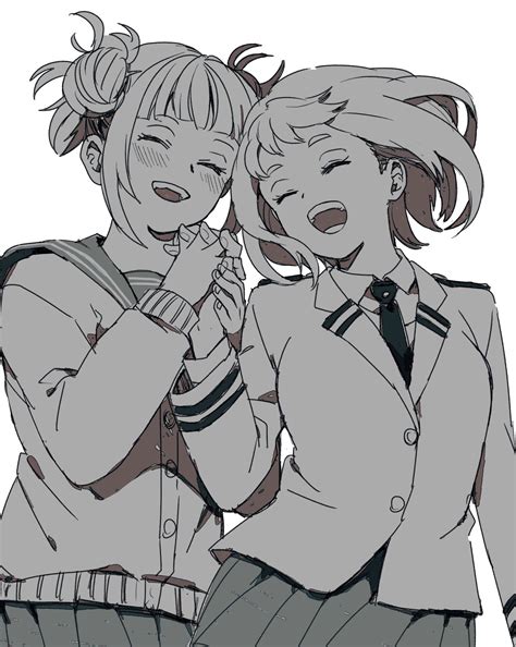 Uraraka Ochako And Toga Himiko Boku No Hero Academia Drawn By Zbura Danbooru