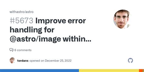 Improve Error Handling For Astroimage Within React Components · Issue