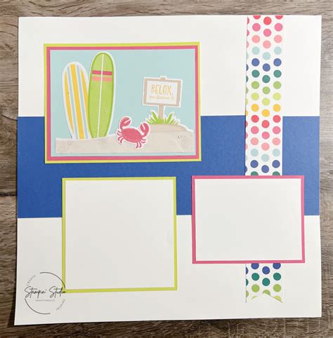 Stamp Crop Cruise Scrapbook Pages Stampin Studio