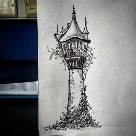 Rapunzel Tower Drawing At Getdrawings Free Download