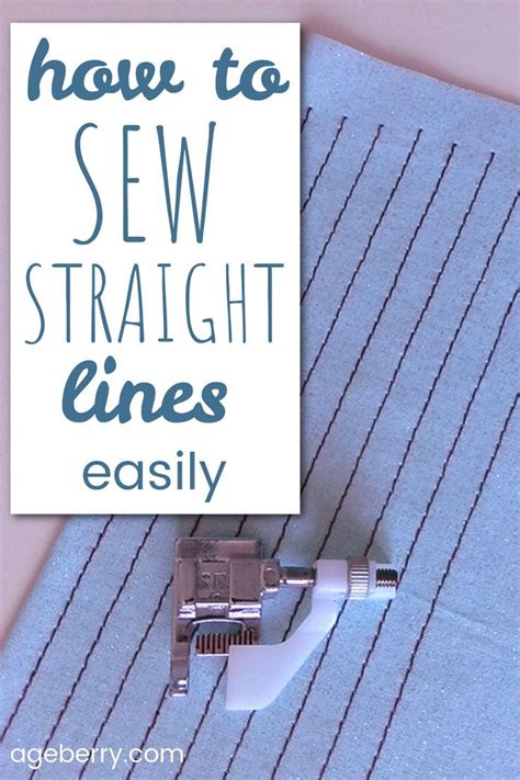 How To Sew A Straight Line Artofit