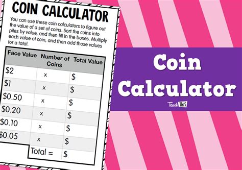 Coin Calculator Teacher Resources And Classroom Games Teach This