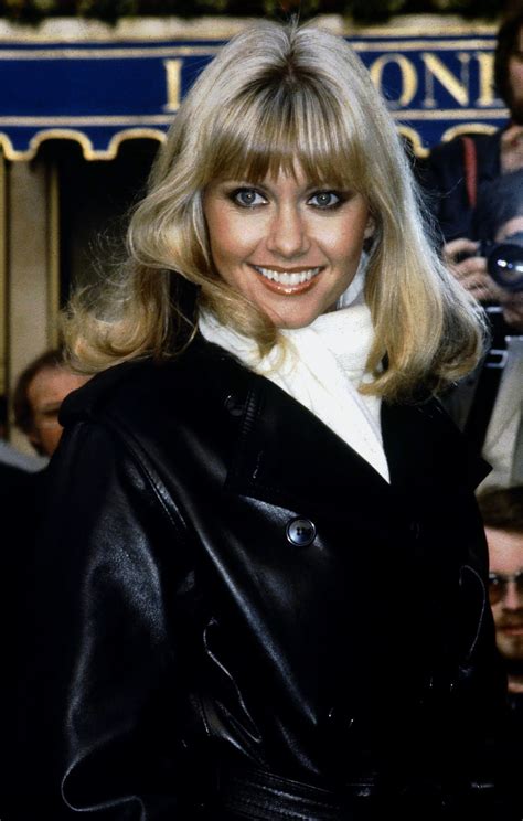 Leather Coat Daydreams Olivia Newton John Looking Sensational In A
