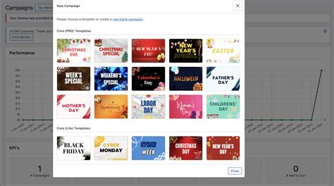 Create New Campaign Templates