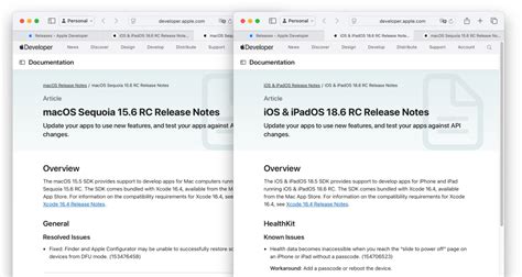 Apple開発者向けにmacOS SequoiaやiOS iPadOS visionOS のRC版を公開 AAPL Ch