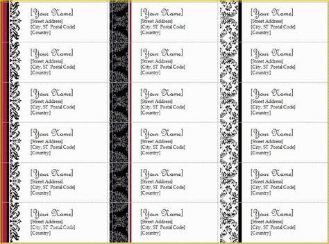Free Mailing Label Template Of Mailing Label Templates 5 Free Designs