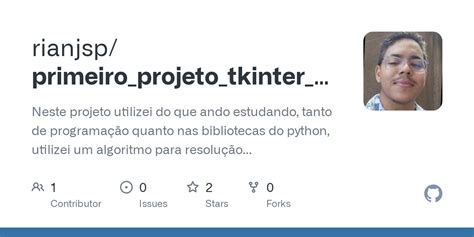 Github Rianjspprimeiroprojetotkinterimc Neste Projeto Utilizei
