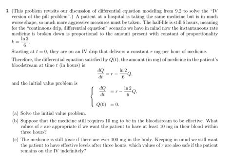This Problem Revisits Our Discussion Of Differential Chegg Com
