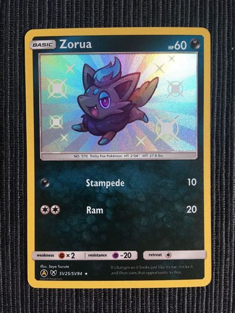 Pokemon Zorua Shiny Hidden Fates Kaufen Auf Ricardo