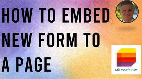 Embed Microsoft List Forms In SharePoint Easily