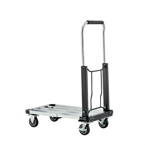 Gokulad Lightweight Foldable Platform Push Cart 150kg