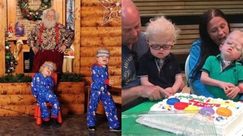 Lonely Twins With A Rare Genetic Condition Were Adopted By A 58 Year
