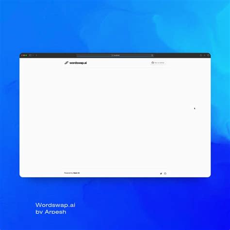 Arpesh Gadekar On Linkedin Ai Webdevelopment Nextjs Openai Tailwindcss