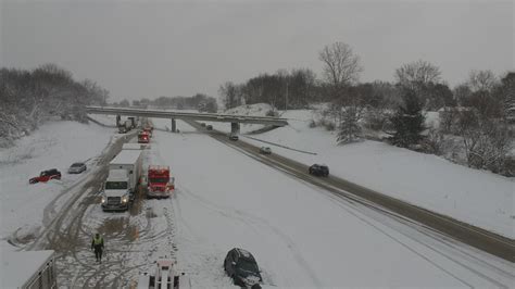 Drone Captures Massive Pileup On Sb Us 131 In Kalamazoo Co Friday
