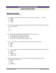Chapter 6 Microsoft Excel Part 2 Pdf CC003 OFFICE APPLICATION Chapter Reinforcement Chapter 6