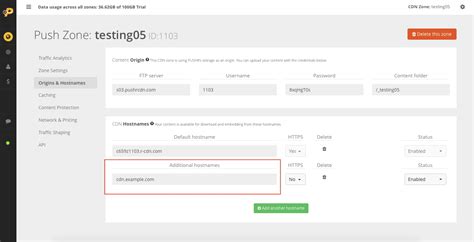Creating Custom CDN Hostnames PUSHR CDN Knowledge Base
