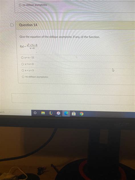 Answered Give The Equation Of The Oblique… Bartleby
