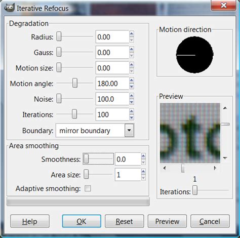 Gimp Refocus It Iterative Refocus Fix Motion Blur Windows Eastfist Chongchen Saelee The