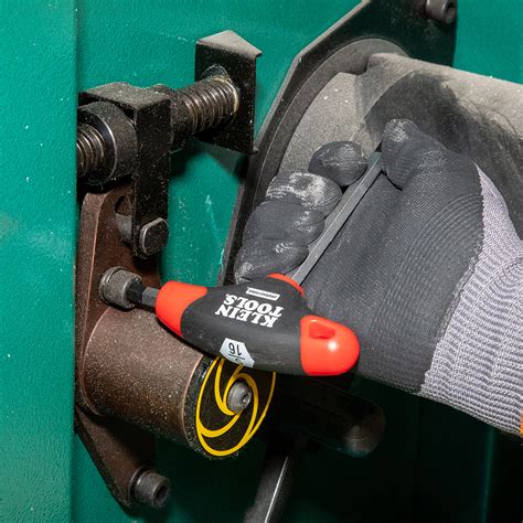 Hex Key Set Sae T Handle 10 2 Cm With Stand 10 Piece Jth410e