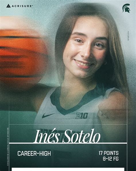 Inés Sotelo Míguez I Wanted To Thank Msu Wbasketball And