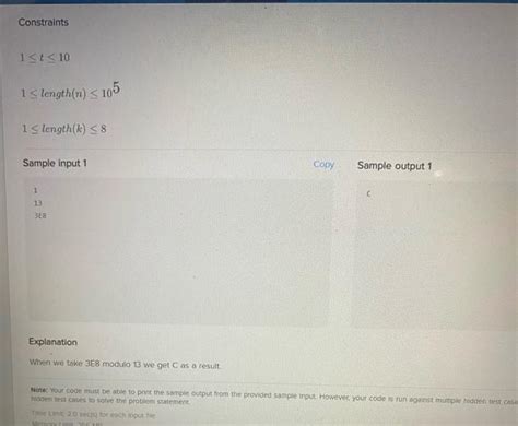 Solved In Python3 The Code Has Multiple Test Cases To Be