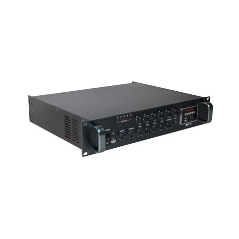 650w Class D Mixer Power Amplifier With Usb And Tuner 6 Zones