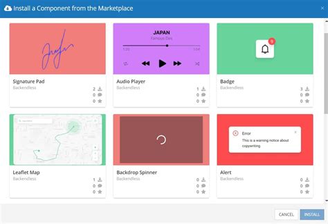 Leaflet Map Component Backendless Marketplace
