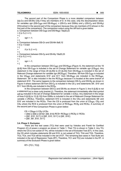 Regression Test Selection Model A Comparison Between Retse And Pythia Pdf