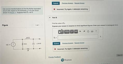 Solved Use Source Transformations To Find The Norton