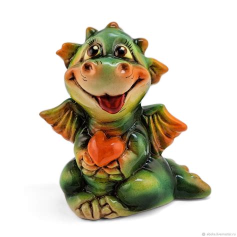 Ceramic Figurine Dragon Liu купить на Ярмарке Мастеров Tcqkicom