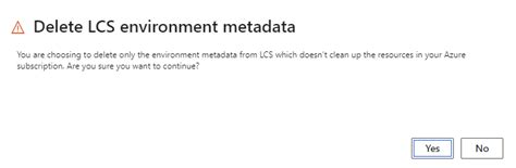 How To Delete Incomplete” Environments In Lcs