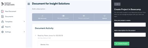 basecamp integration better proposals