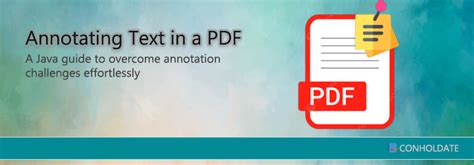 How To Annotate Text In A PDF In Java Example Of Annotation