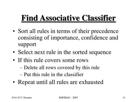 Ppt Constructing Associative Classifiers From Decision Tables